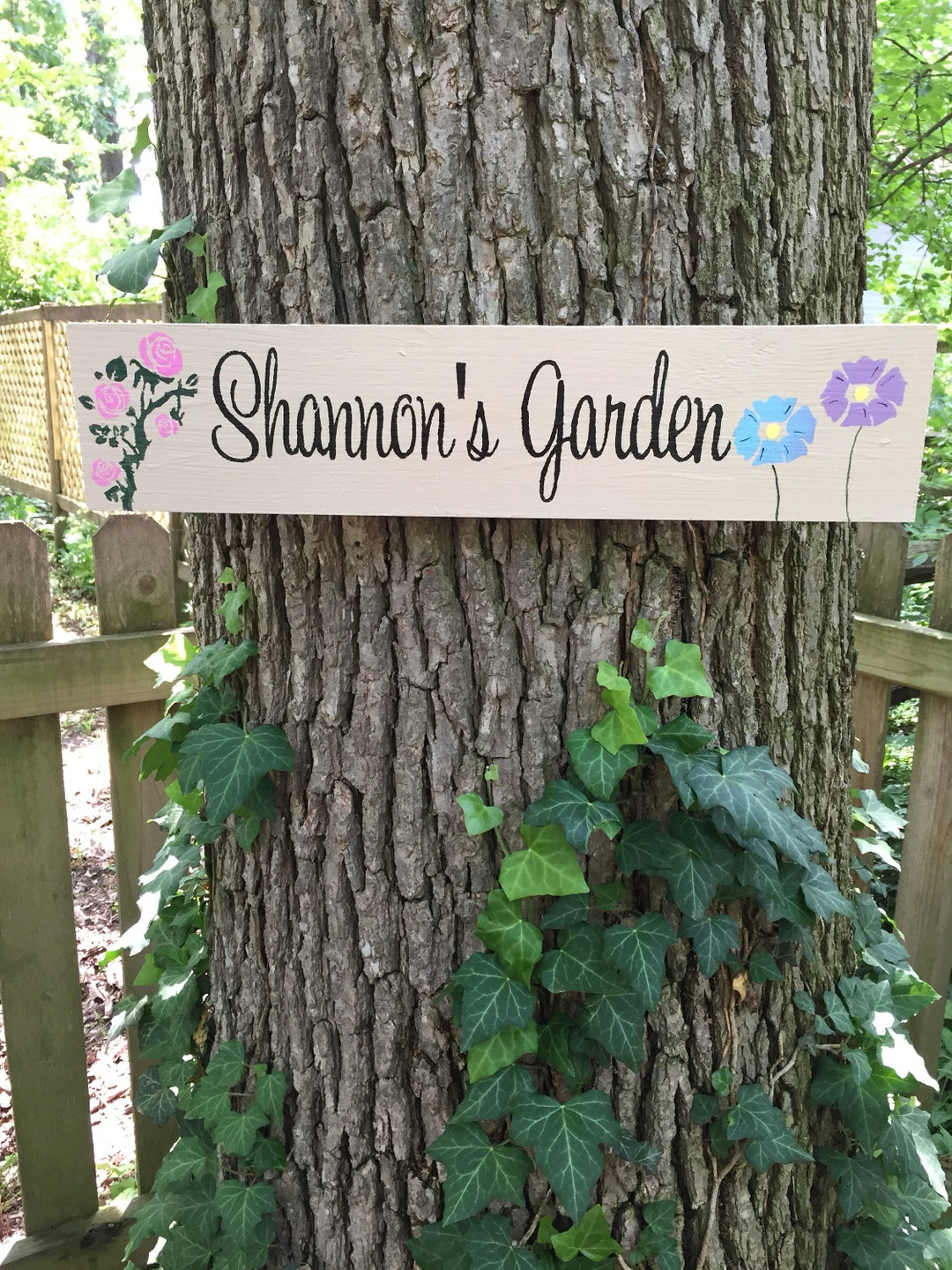 Memory Garden Sign | Personalized Memorial Sign | Sympathy Gift ...