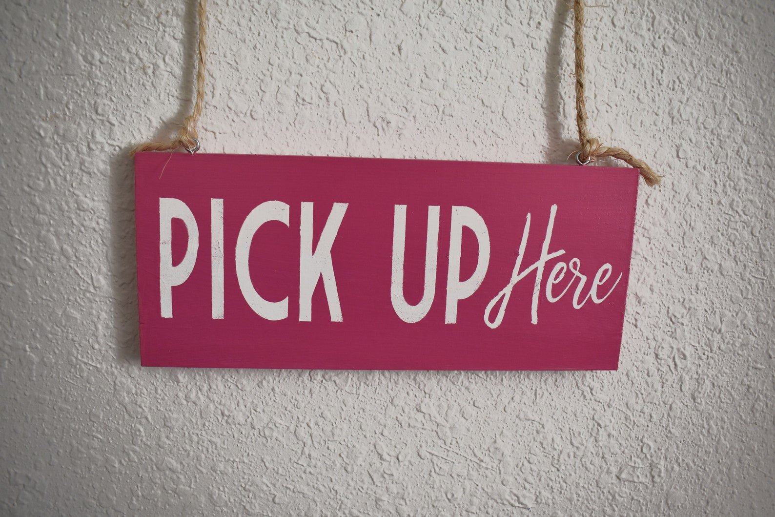 Pick up Here Sign Double Sided Food Service Signage for | Etsy