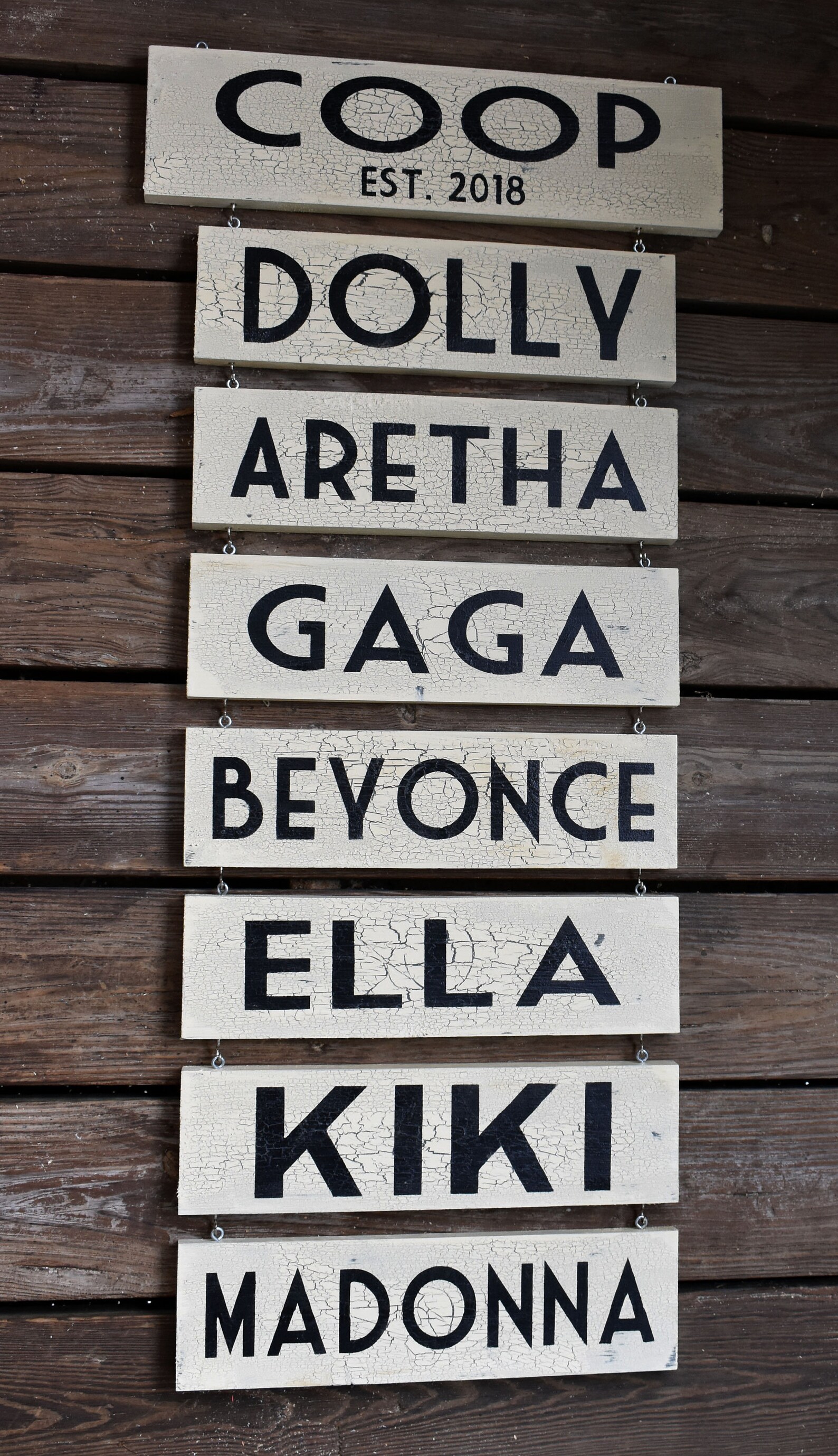 Flock Name Signs | Personalized Chicken House Signs | Duck Coop Decor ...