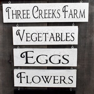 Farm Market Sign | Menu Board Signs | Custom Farmstand | Craft Fair ...