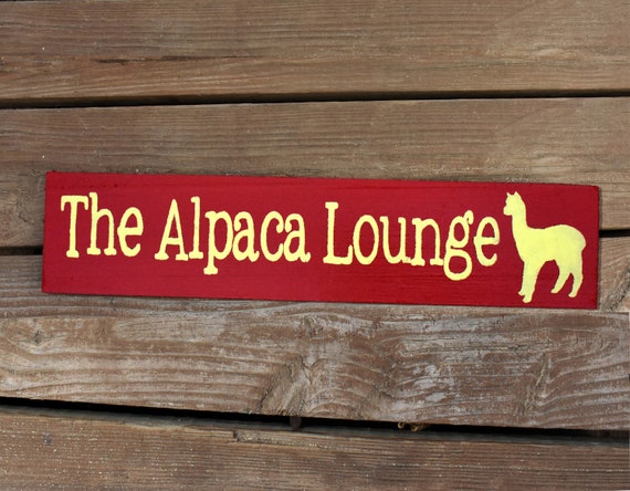Custom Alpaca Sign Personalize Farm Gift Goats Sheep Ducks | Etsy