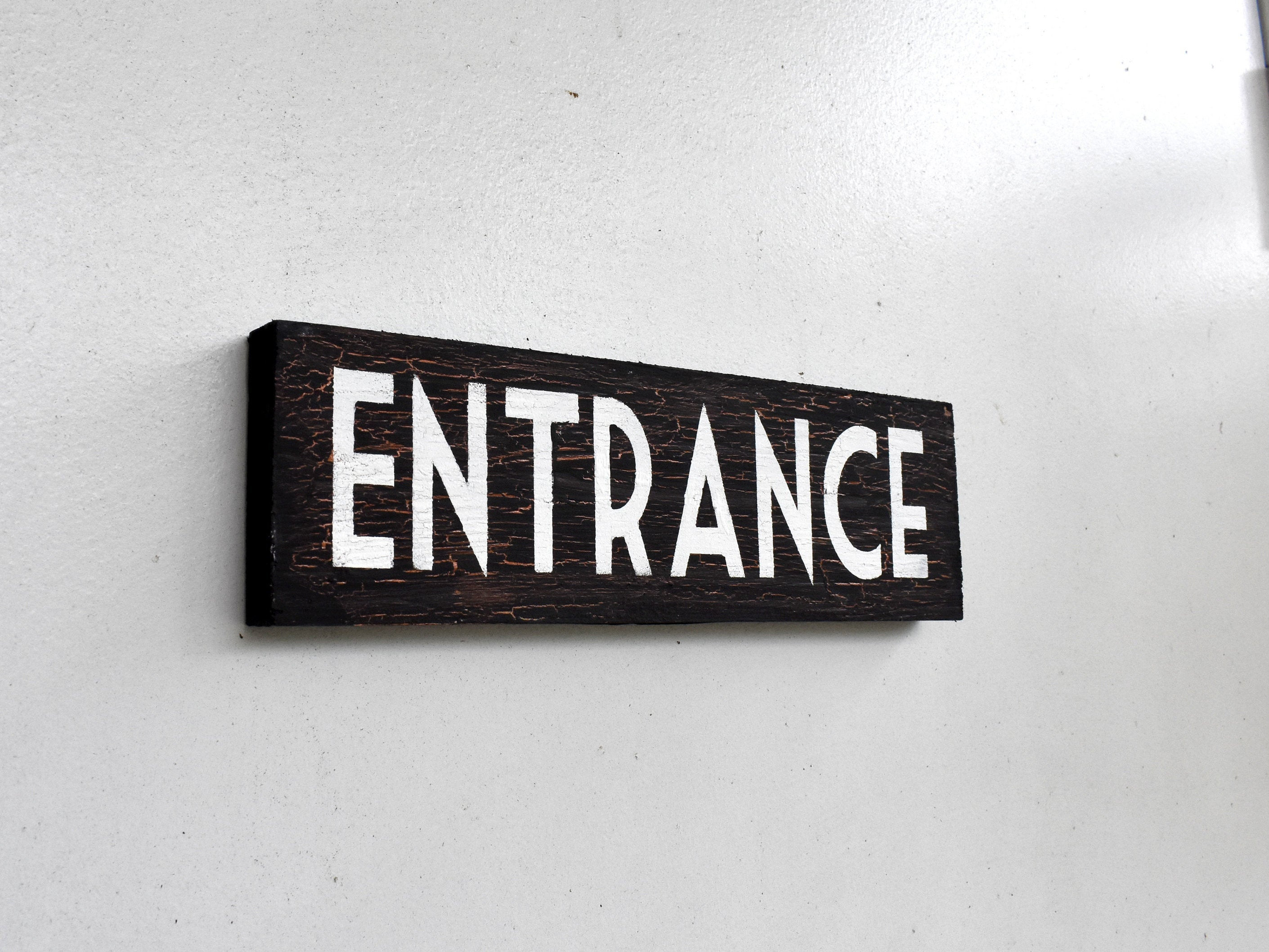 Entrance Sign Business Enter Here Signage Front Door Main | Etsy