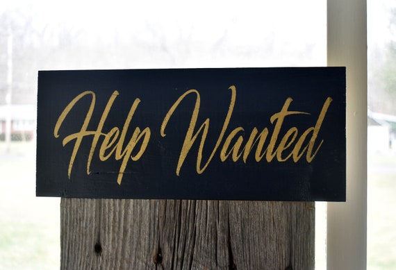 Help Wanted Wooden Sign Business Signage Inquire Within Join | Etsy