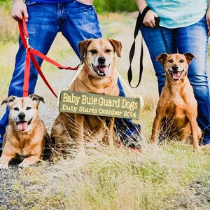 Pregnancy Announcement Dog Sign Expecting Baby Guard Photo Prop Include ...