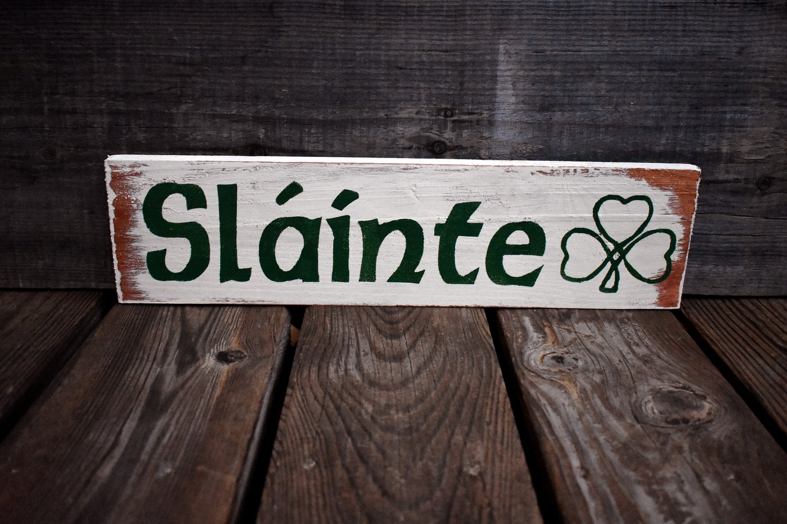 Slainte Wooden Sign Slàinte Irish Gaelic Cheers Health - Etsy