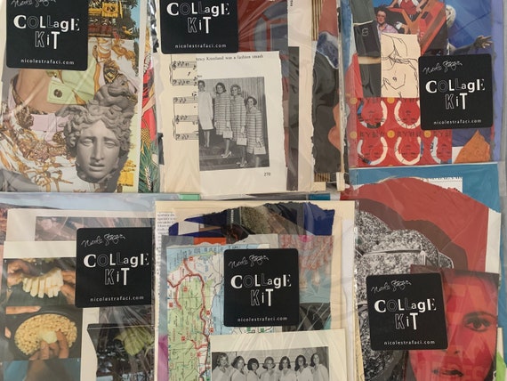 Paper Collage Kit - Etsy