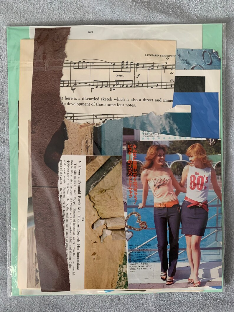 Paper Collage Kit - Etsy