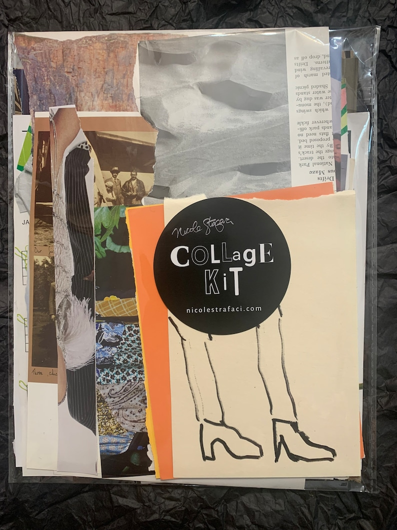 Paper Collage Kit - Etsy