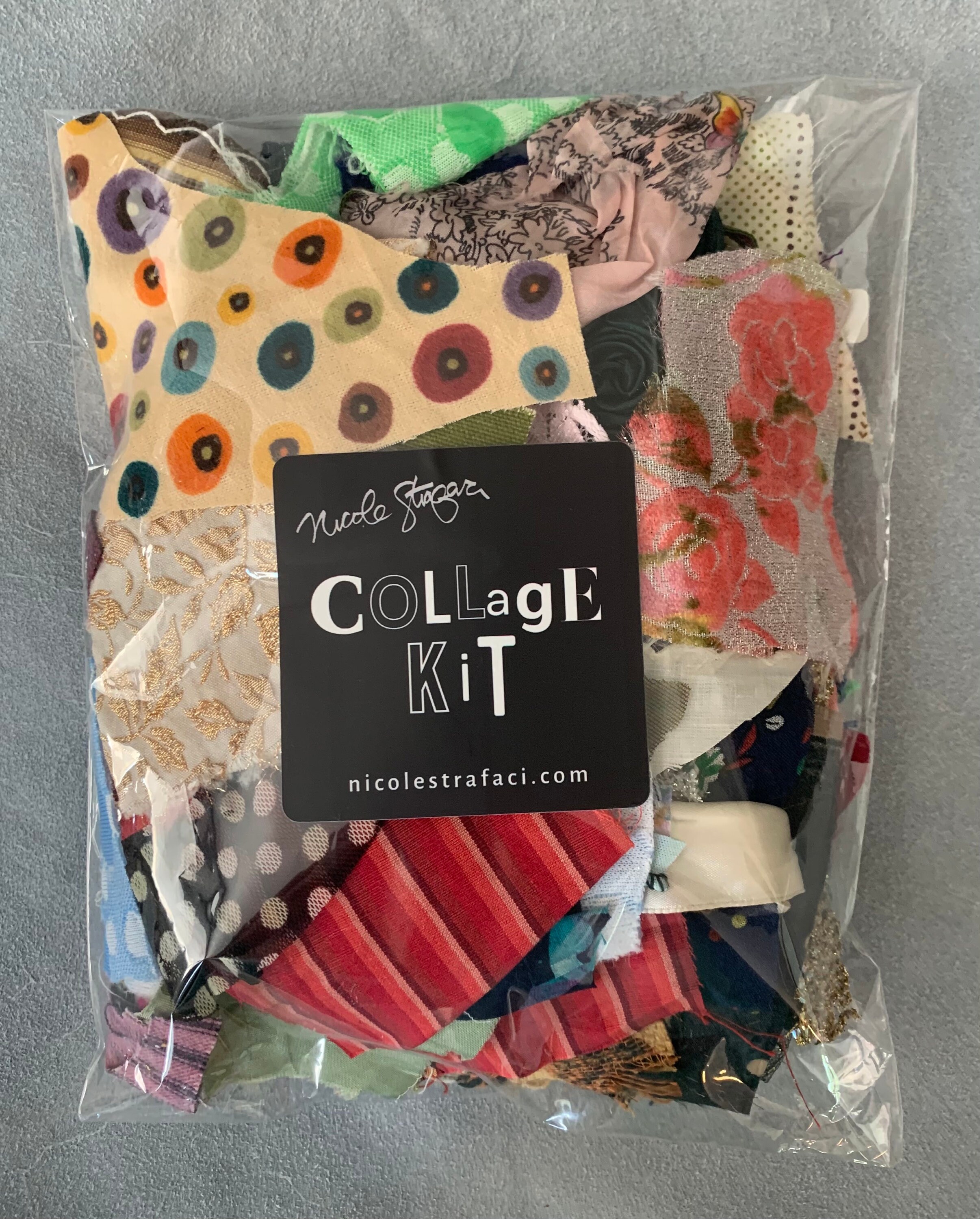 Fabric Collage Kit - Etsy