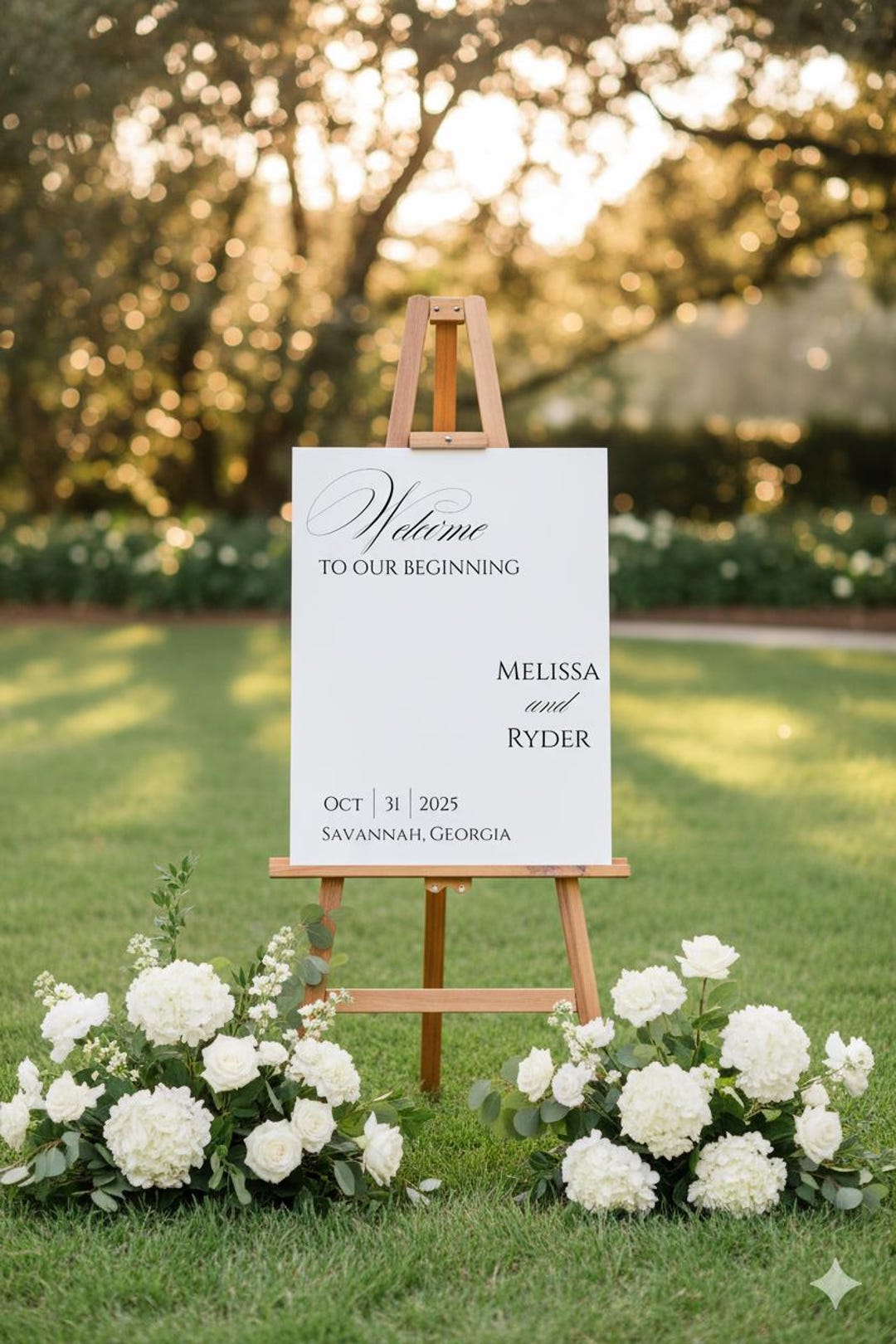 Minimalist & Modern Wedding Welcome Sign Template- Editable in Canva ...