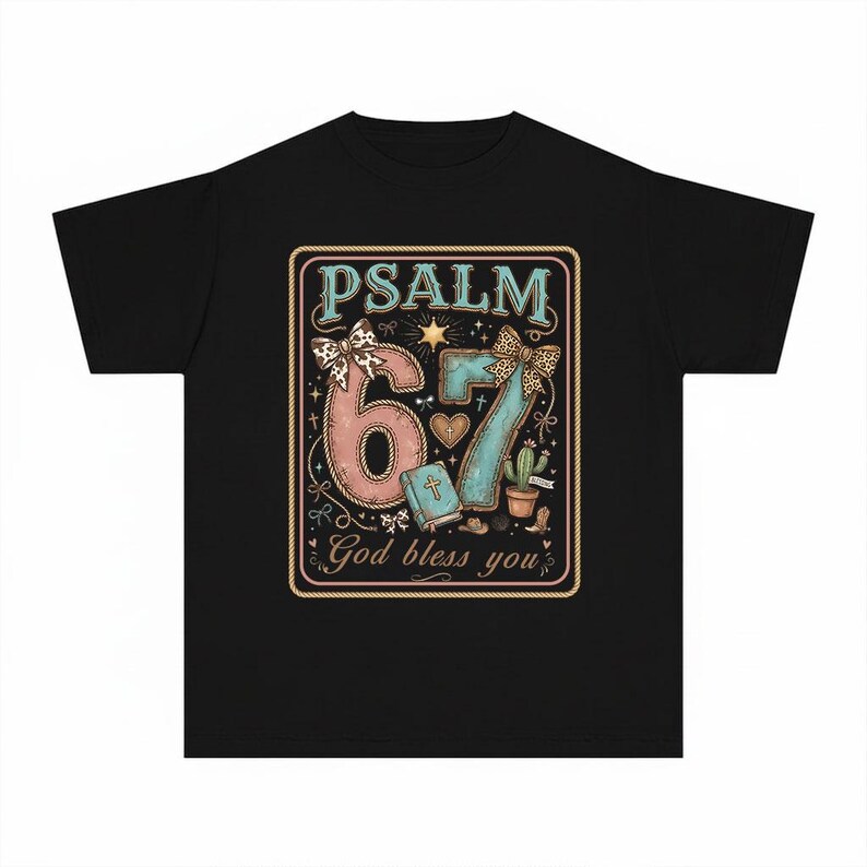Psalm 67 Christian 6 7 Six Seven Jesus Funny Meme PNG Digital Download ...