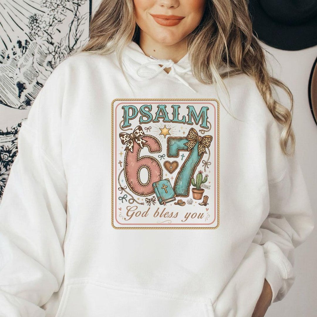 Psalm 67 Christian 6 7 Six Seven Jesus Funny Meme PNG Digital Download ...