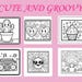 Groovy Coloring Book, Bold and Easy Coloring Pages, Adult Coloring Book ...