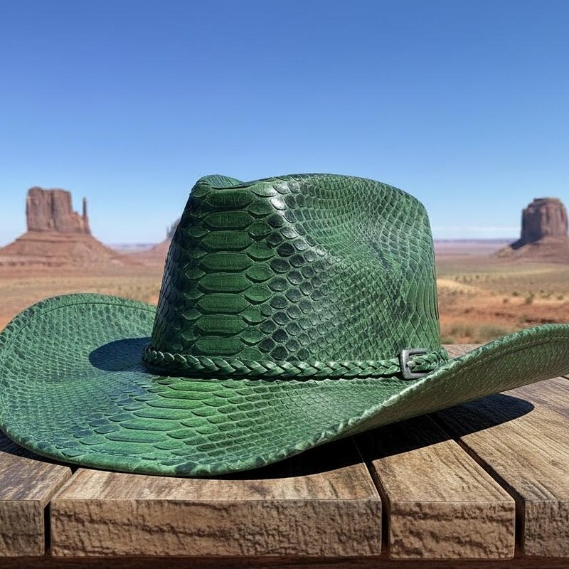 Snakeskin Cowboy - Etsy