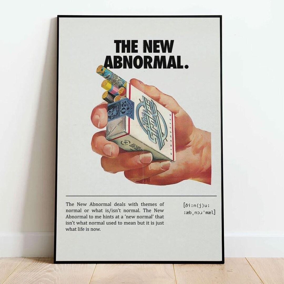 The New Abnormal Poster, Retro Collage Wall Art, Modern Surreal Decor ...