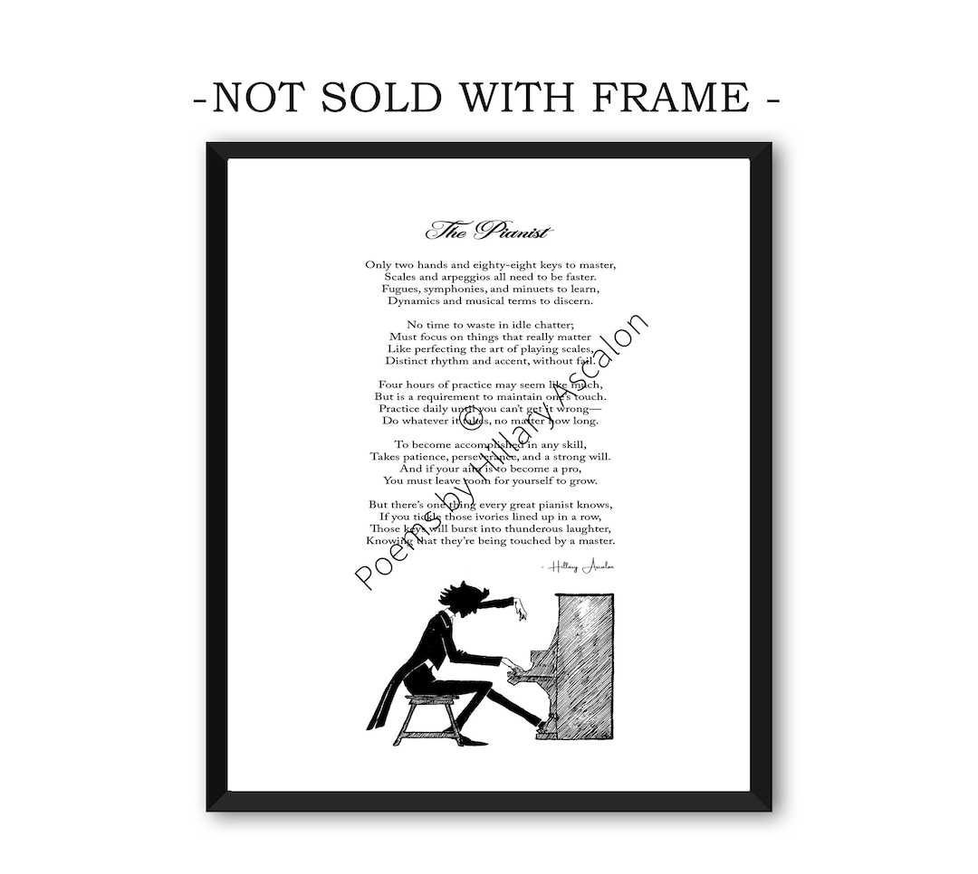 PIANIST, PIANO TEACHER Poem, Music Teacher, Church Pianist, Musicians ...