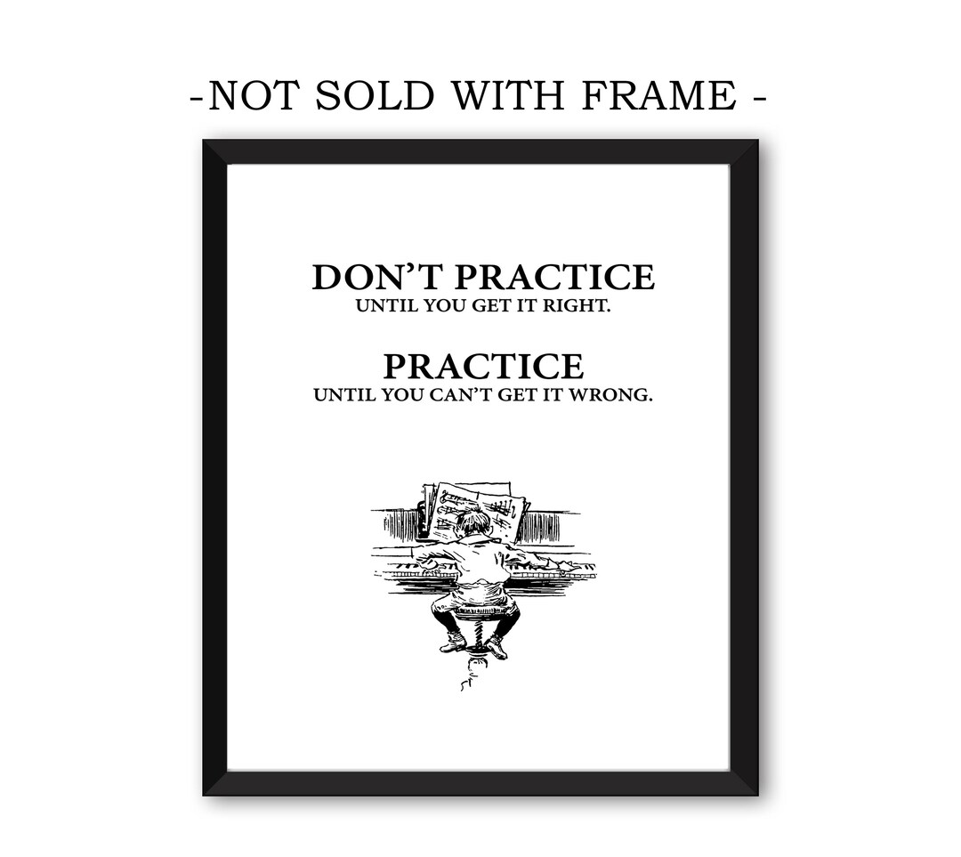 Music Quote Print, Motivational Wall Art (8x10) - Etsy
