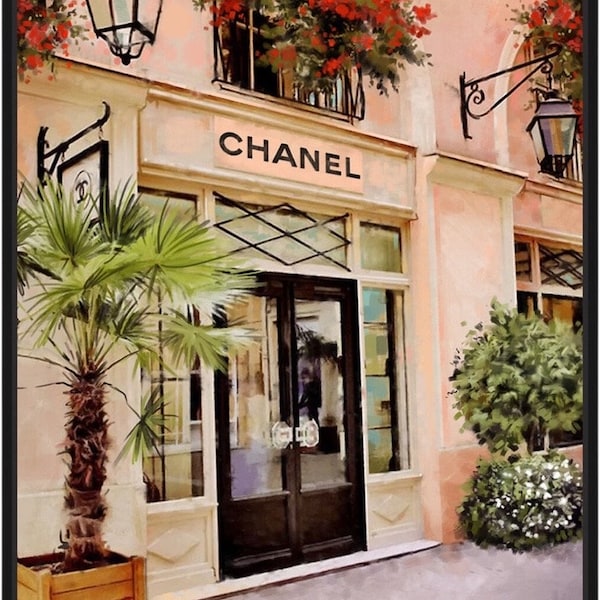 Chanel Wall Canvas - Etsy