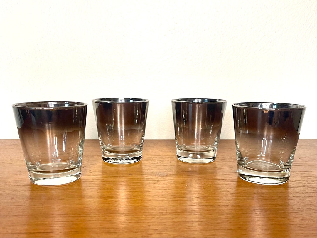 Vintage 60s Queens Lusterware, Mercury Fade Set of 4 Shot Glasses - Etsy
