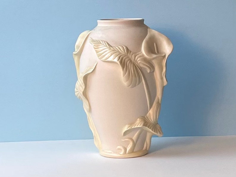 Vintage Arts Crafts Calla Lily Pottery Studio Vase - Etsy