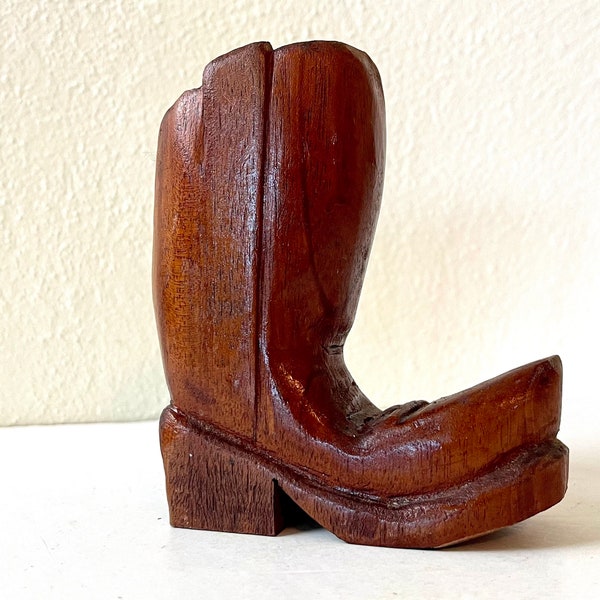 Cowboy Boot Figurine - Etsy