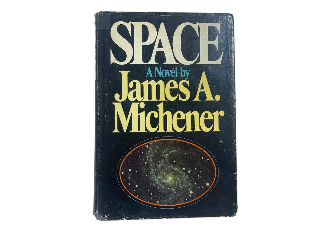 Vintage 1982 First Edition Space by James A Michener - Etsy