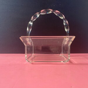 Vintage 1970s Mid Century Modern Lucite Basket Napkin Holder - Etsy