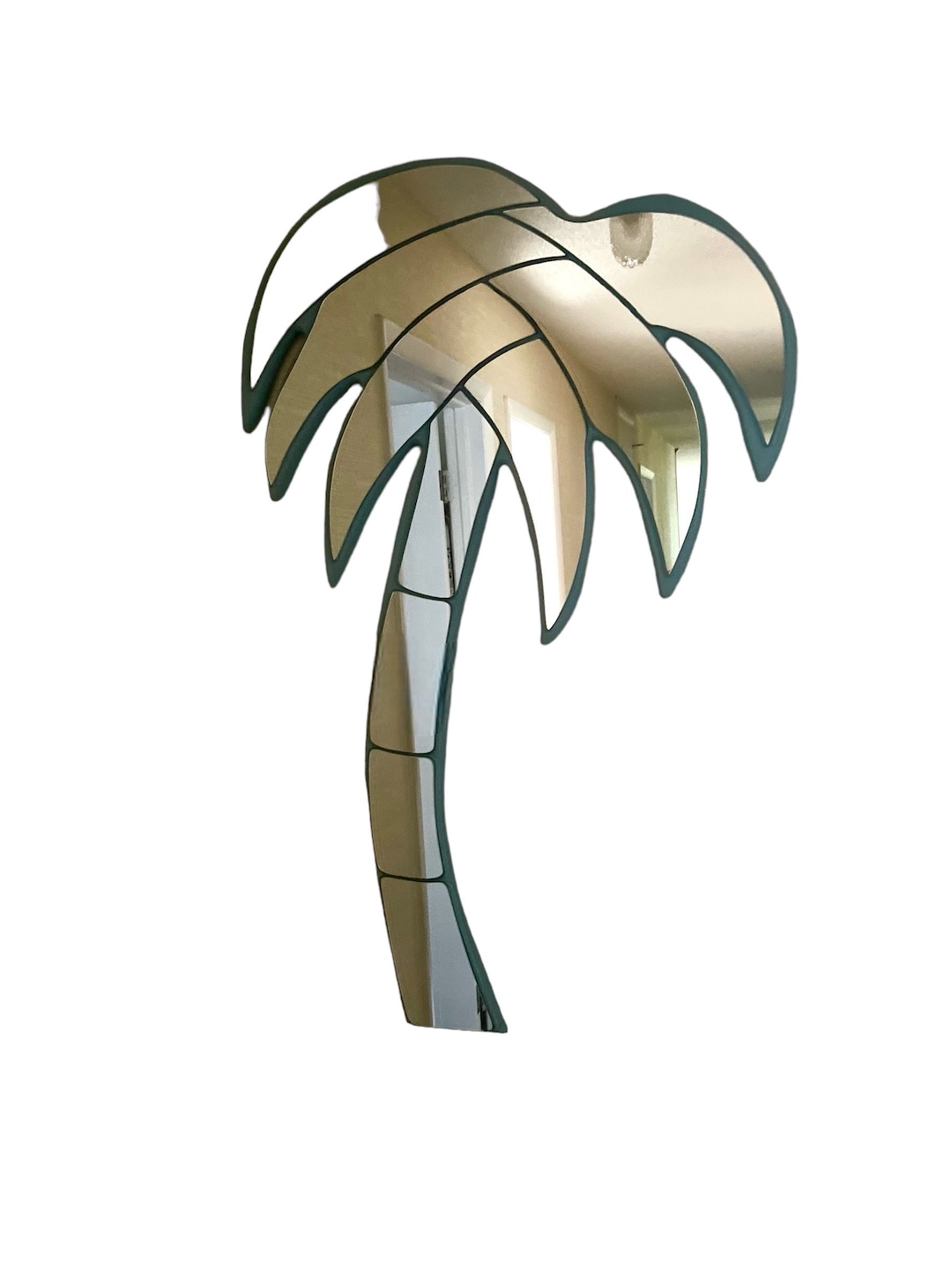 Vintage 3’ Tall Tropical Modern 1980s Palm Tree Shaped Mirror - Etsy