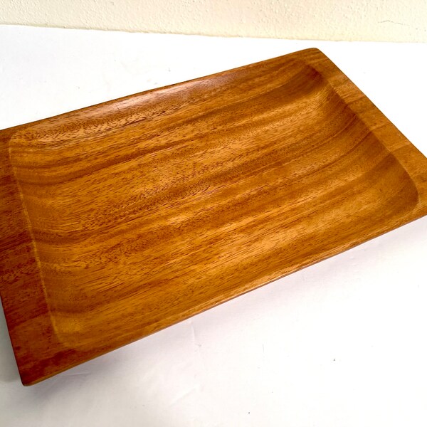 Teak Serving Tray - Etsy