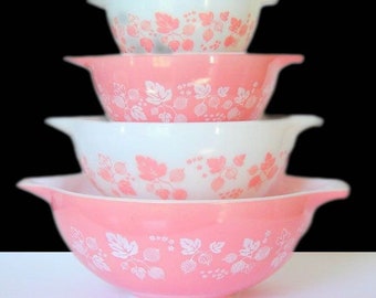 Pink Pyrex Bowls - Etsy