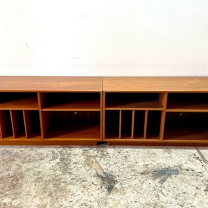 Vintage 60s Danish Modern Floating Teak Stereo Cabinet - Etsy