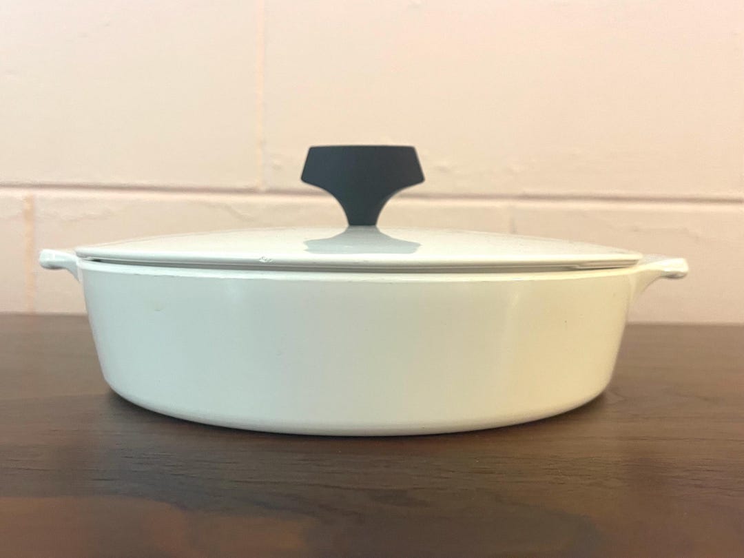 Vintage Corning Ware White 8.5" Round Buffet Server Fryer BS-8 1/2 - Etsy