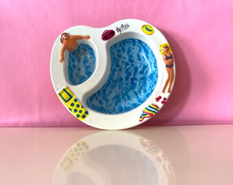 Swimming Pool Chip & Dip Bowl - Etsy