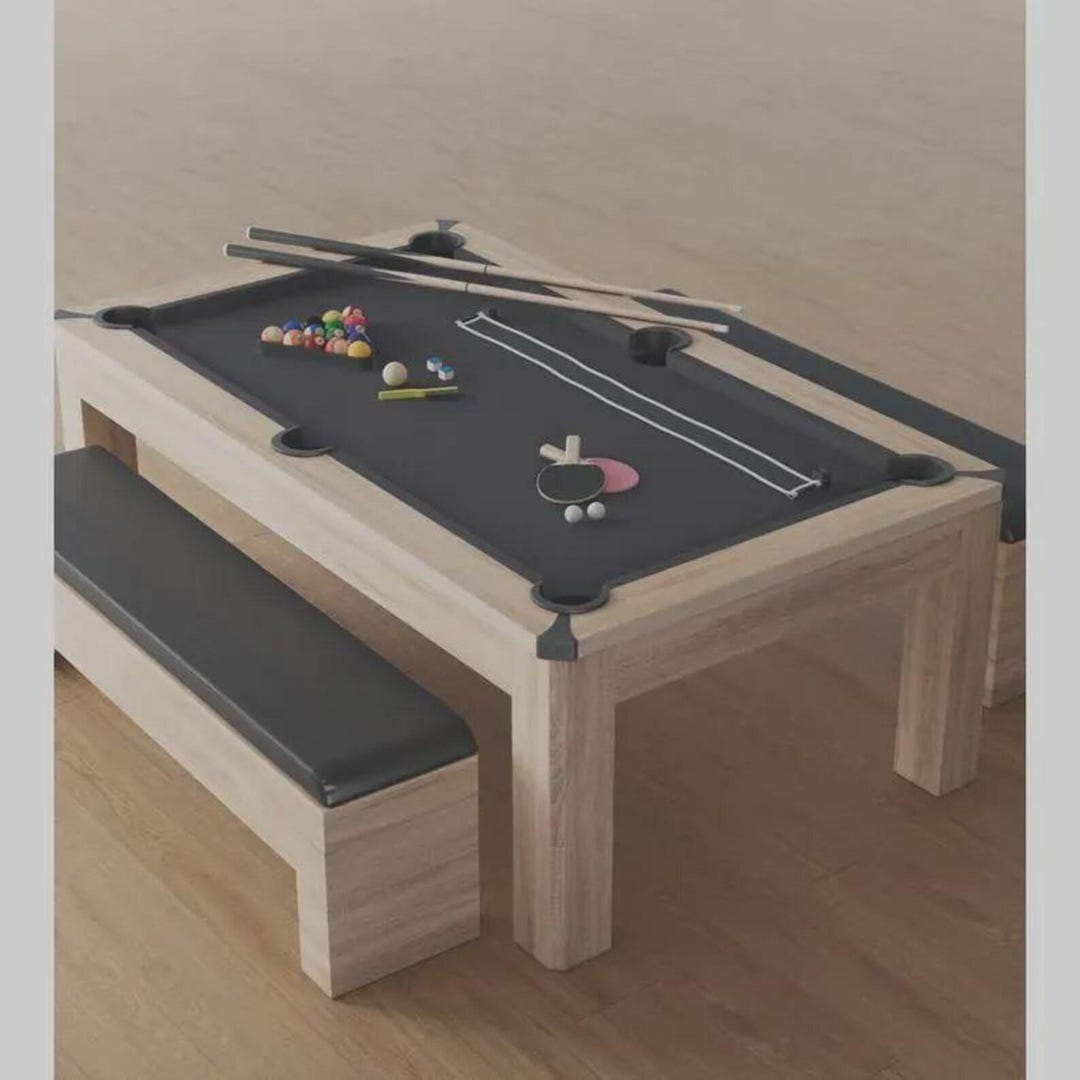 Hampton 3-in-1 Convertible Game Table \u2013 Pool, Ping Pong & Dining ...