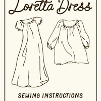 Loretta Dress Pattern - Etsy