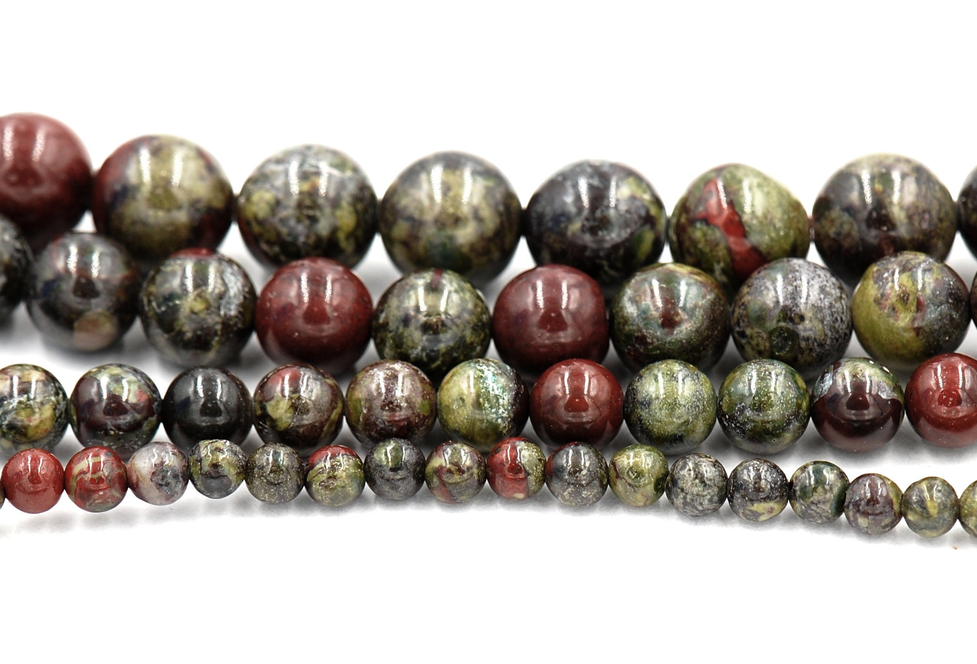 Dragon Blood Jasper 4mm 6mm 8mm 10mm 12mm A Grade full - Etsy