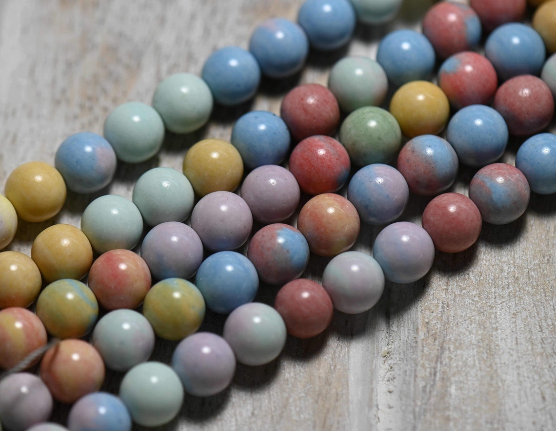Rainbow Agate Multi Color 4mm 6mm 8mm 10mm fill Strand - Etsy