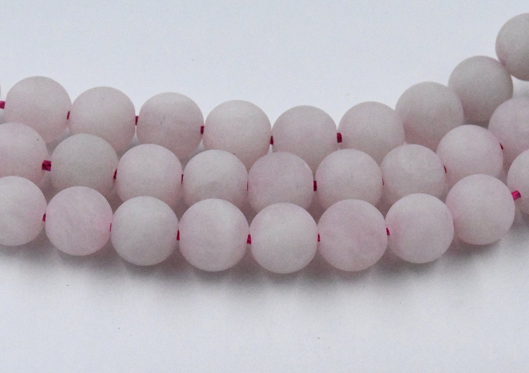 Matte Pale Rose Quartz 4mm 6mm 8mm 10mm - Etsy