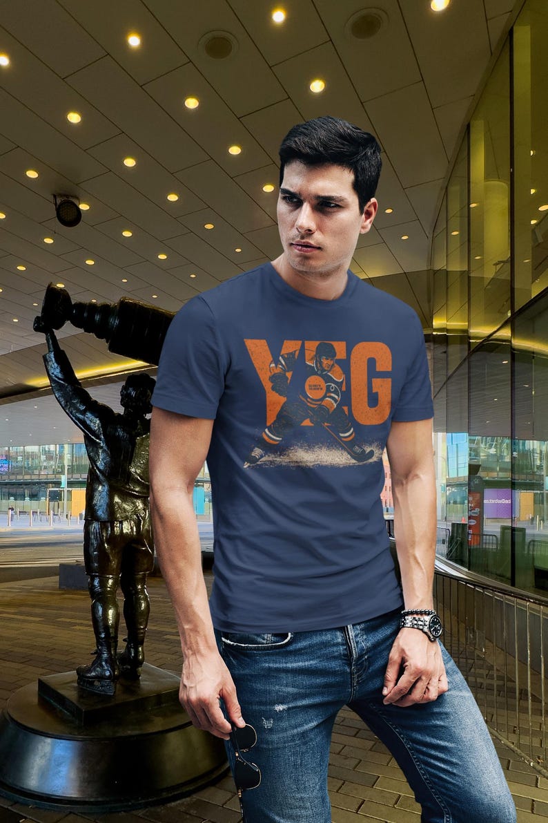 Edmonton Hockey Shirt, YEG Gameday Graphic Tee, Alberta Sports Fan ...