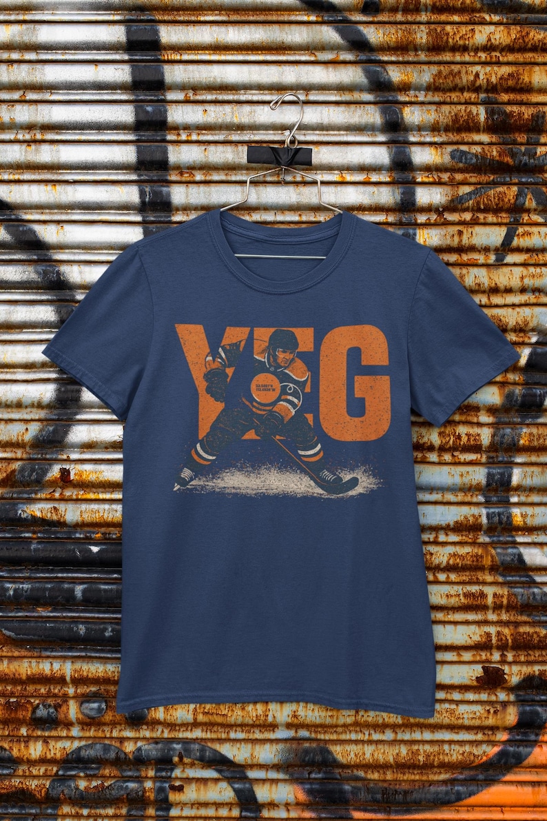 Edmonton Hockey Shirt, YEG Gameday Graphic Tee, Alberta Sports Fan ...