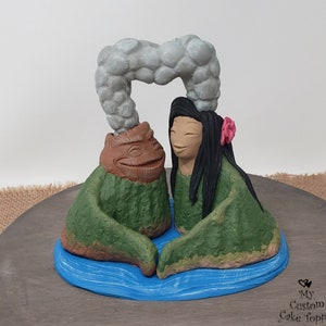 I Lava You Cake Topper - Volcano Destination Wedding Cake Sculpture ...
