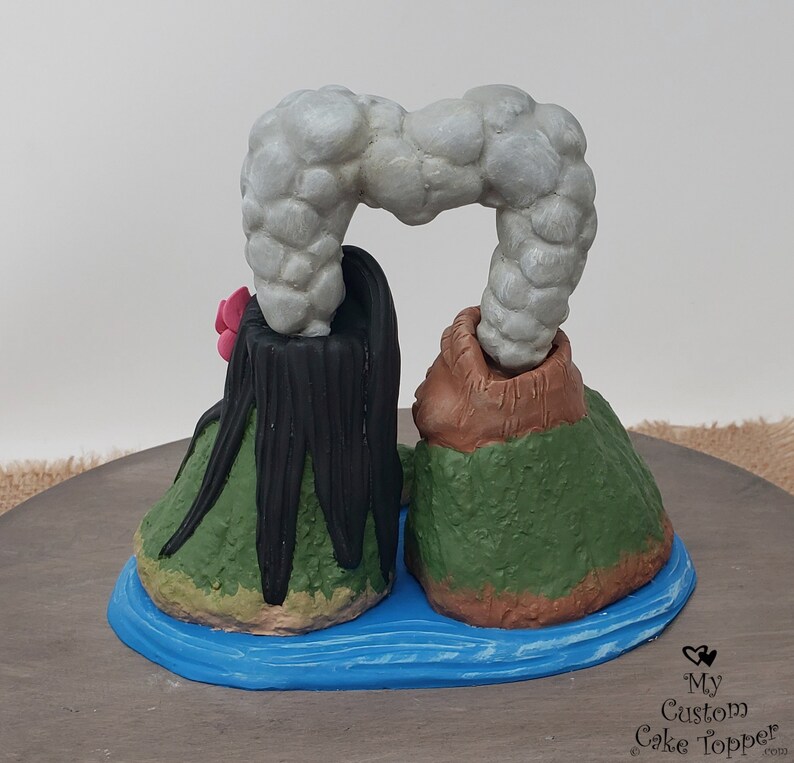I Lava You Cake Topper - Volcano Destination Wedding Cake Sculpture ...
