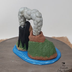I Lava You Cake Topper - Volcano Destination Wedding Cake Sculpture ...