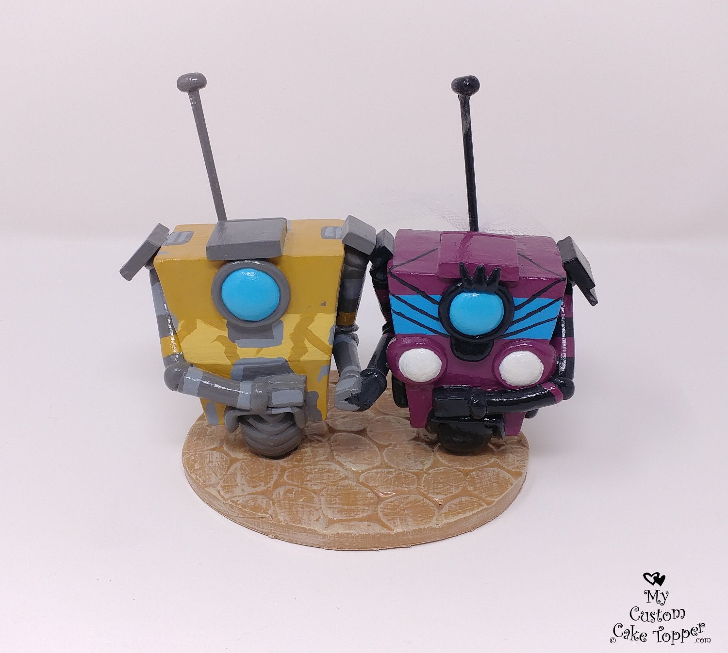 Claptrap Wedding Cake Topper From Borderlands Video Game | Etsy