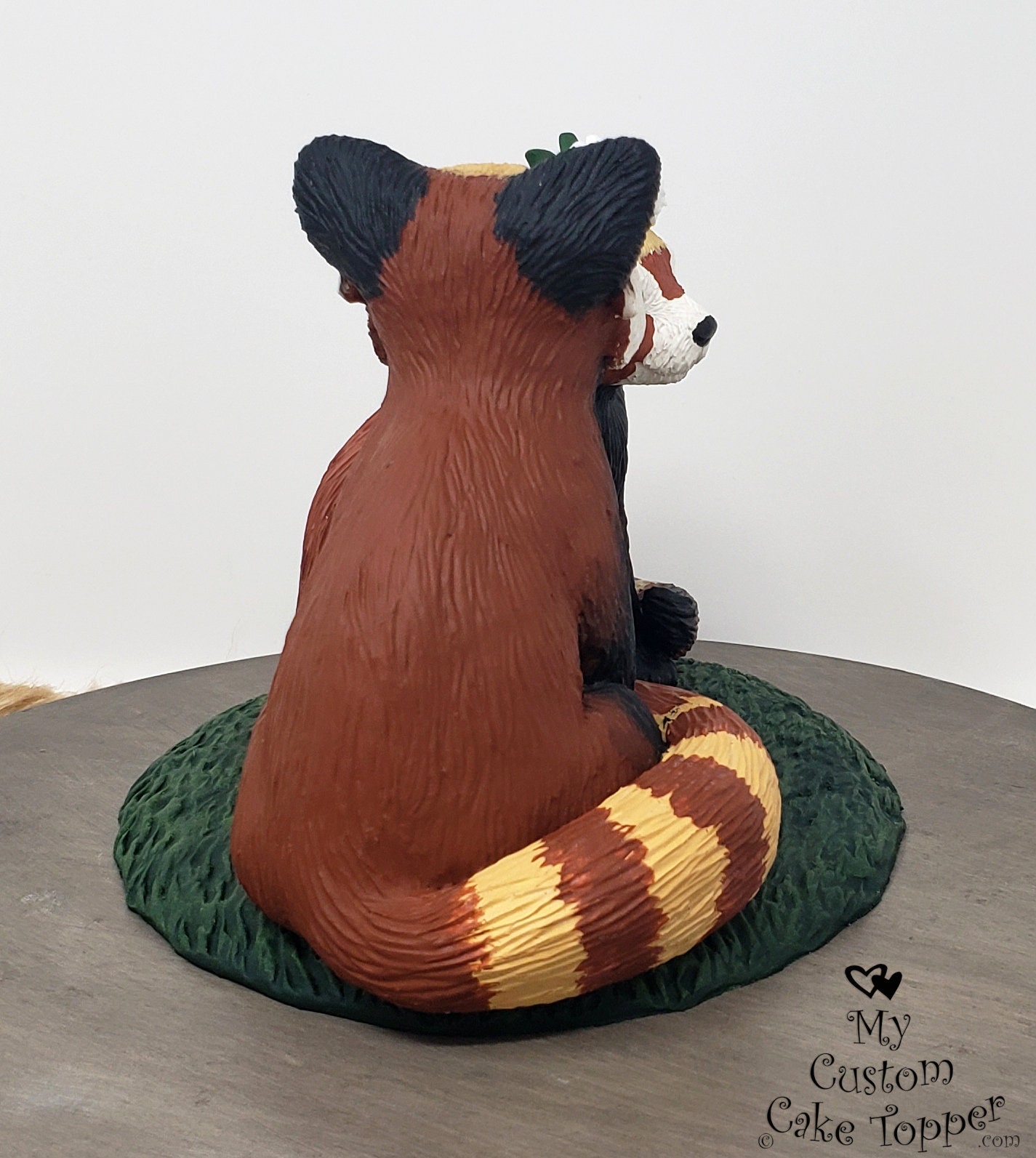 Red Panda Cake Topper Animal Wedding Figurine - Realistic Red Panda ...