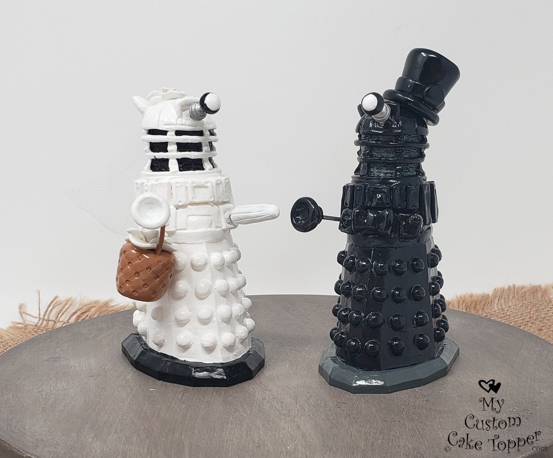 Daleks Cake Topper Dr Who Wedding Cake Topper Figurine | Etsy