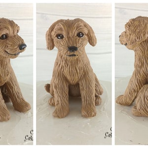 Dog Goldendoodle Sculpture Realistic Dog Figurine | Etsy