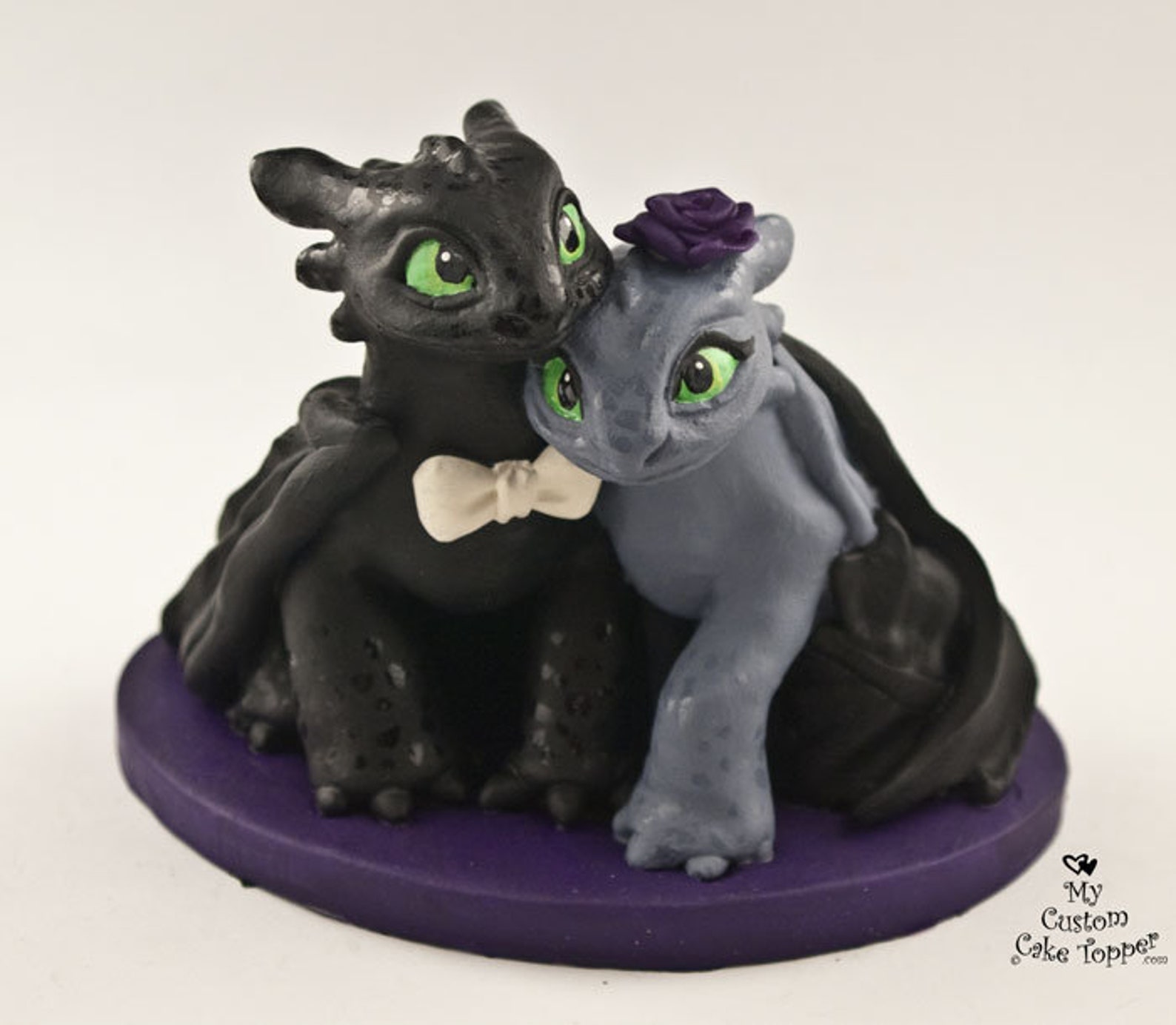Lightfury Cake Topper - How to Train Your Dragon Nightfury Couple ...
