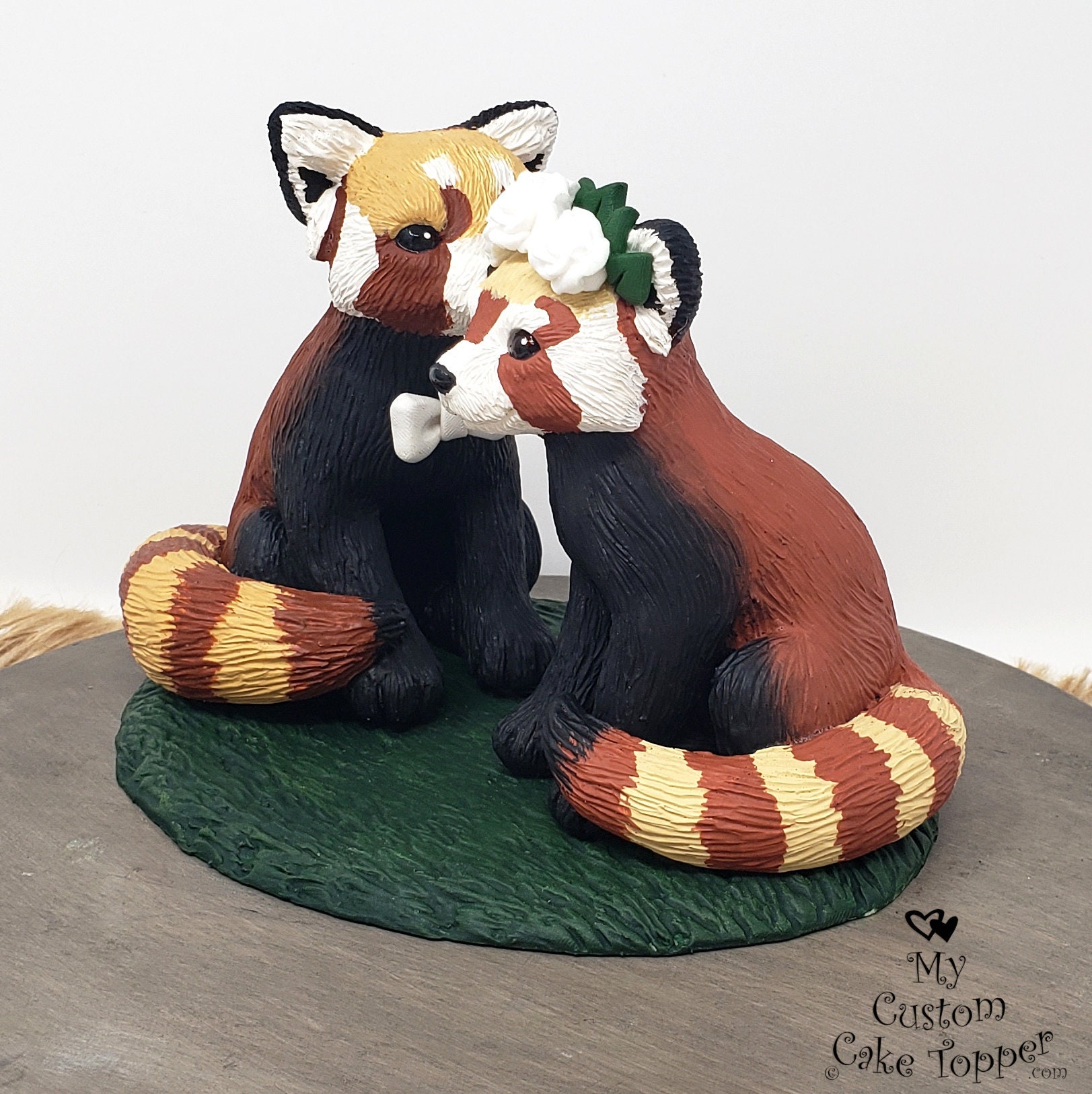Red Panda Cake Topper Animal Wedding Figurine Realistic Red - Etsy Canada