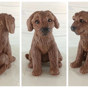 Dog Goldendoodle Sculpture Realistic Dog Figurine | Etsy